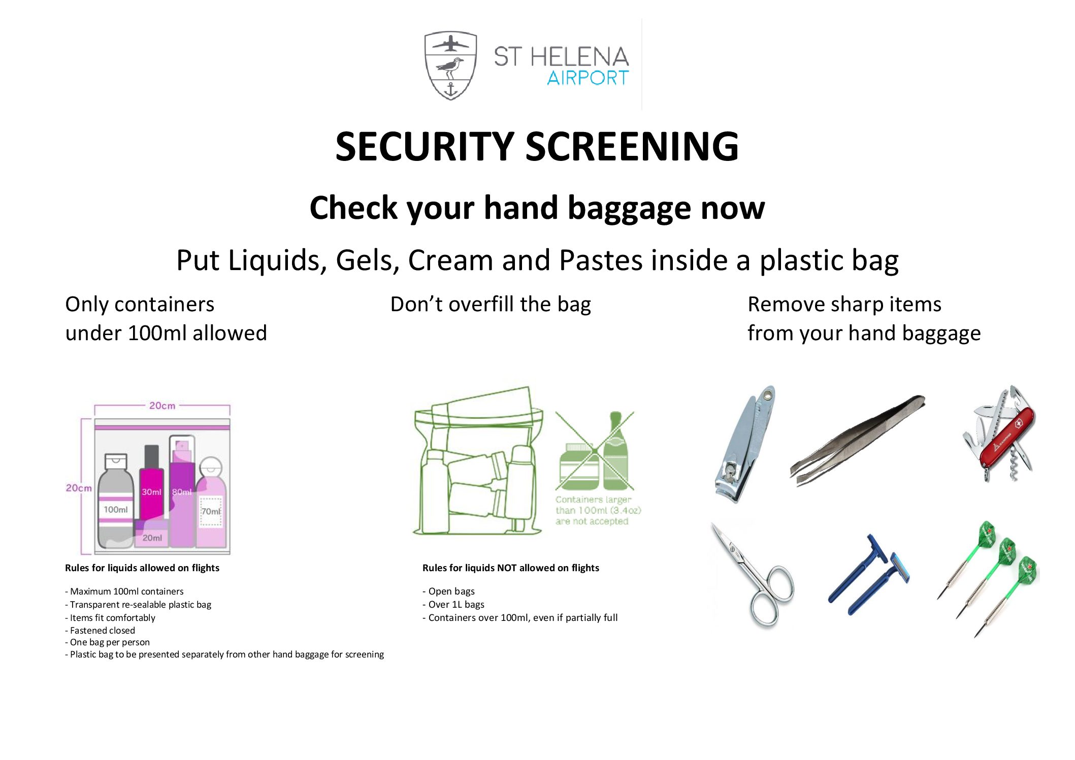 Airport Security Posters